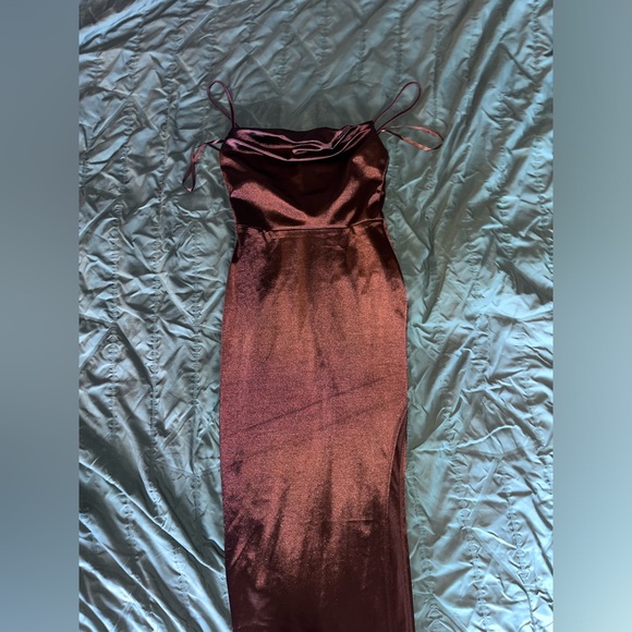 Windsor | Dresses | Windsor Metallic Rust Color Formal Dress | Poshmark